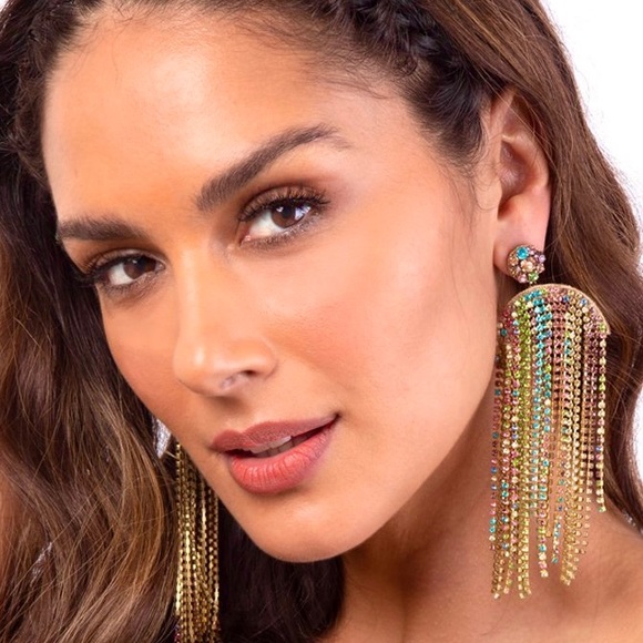 Deepa Gurnani | Jewelry | Nwt Deepa Gurnani Crystal Waterfall ...
